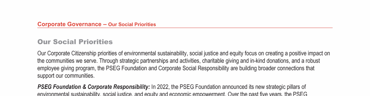 PSEG 2023 Proxy Statement